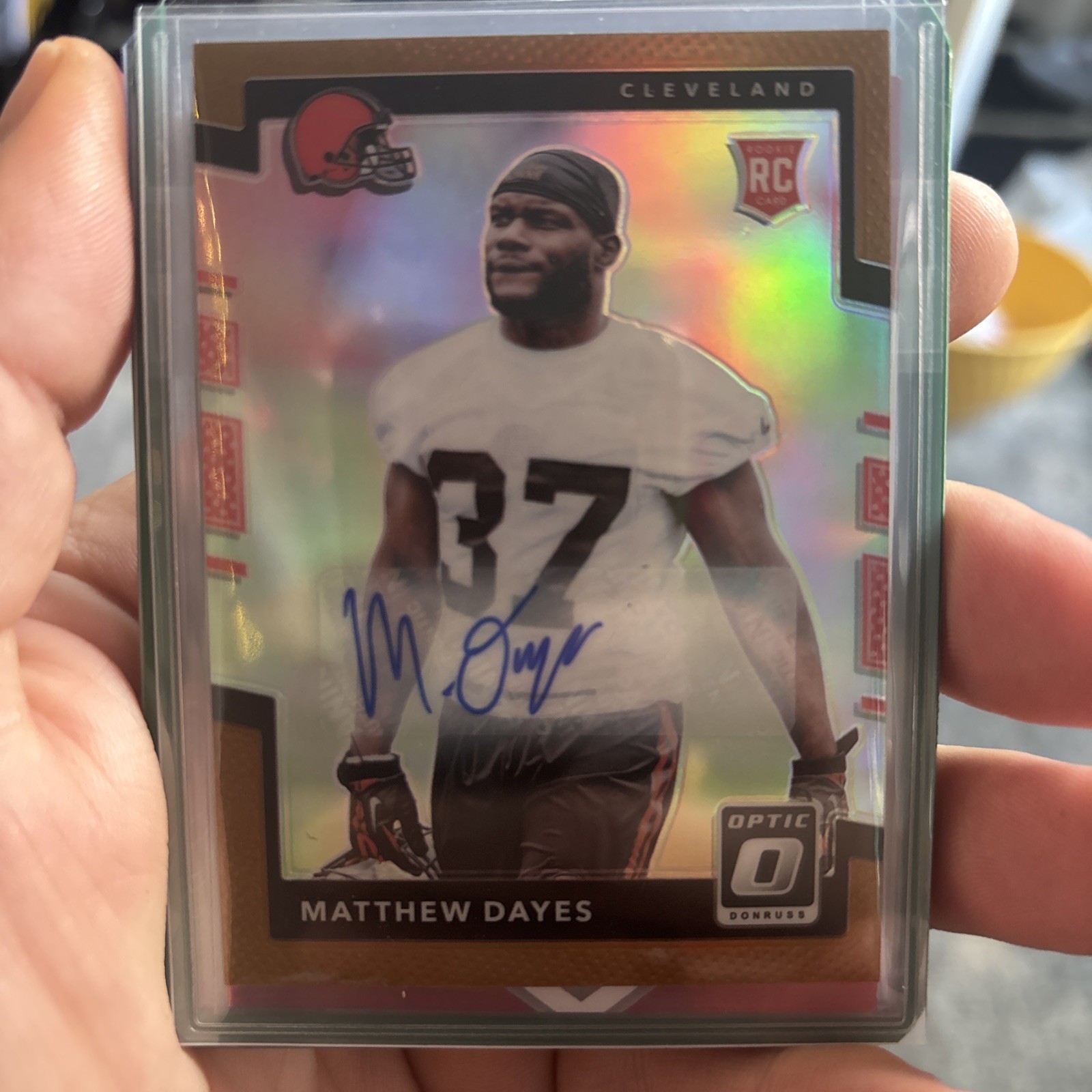 2017 Donruss Optic - Rookies Matthew Dayes #109 Bronze Autographs (AU ...