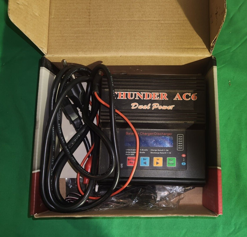 Dual Power Thunder AC6 Balance Charger/Discharger RC Car Plane Tested ...