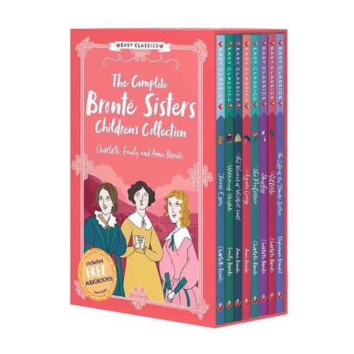 8pc The Complete Bronte Sisters Children's Reading Story Book ...