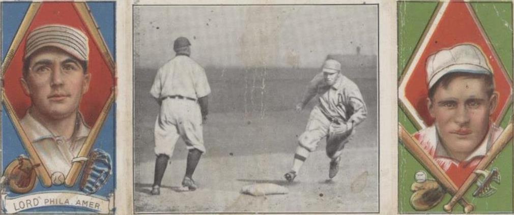 1912 Hassan Triple Folders - T202 Rube Oldring, Bris Lord (RC) for sale ...