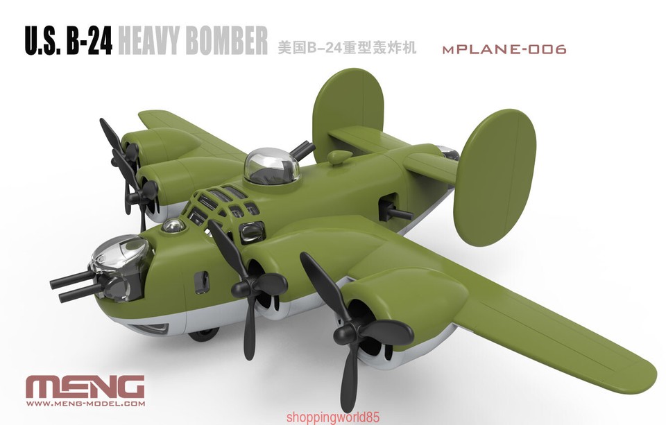 MENG mPLANE-006 U.S.B-24 Heavy Bomber Model Cute Q Edition 2019 NEWEST ...