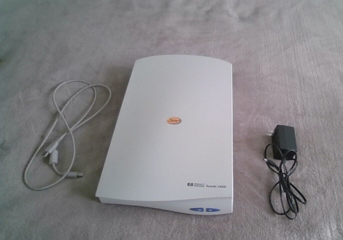 HP Flatbed Scanner Scanjet 3300C - #C7680A + Power Cord and USB Cable ...