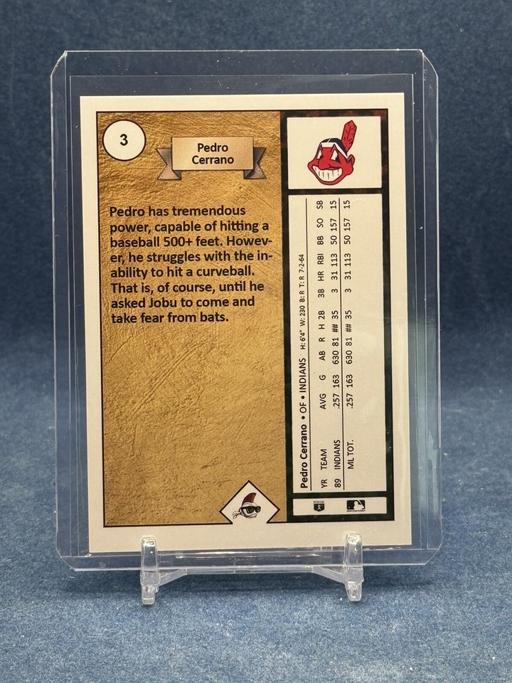 PEDRO CERRANO 1989 Upper Deck Inspired RC Rookie Custom Card | eBay