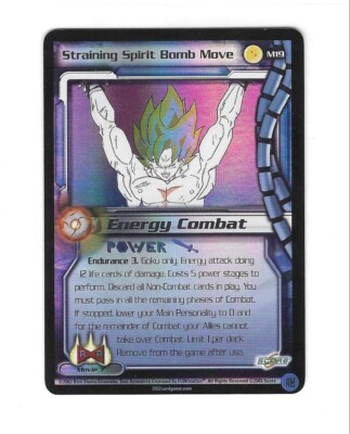 Dragon Ball Z TCG Straining Spirit Bomb Move Limited Foil DBZ CCG Score ...