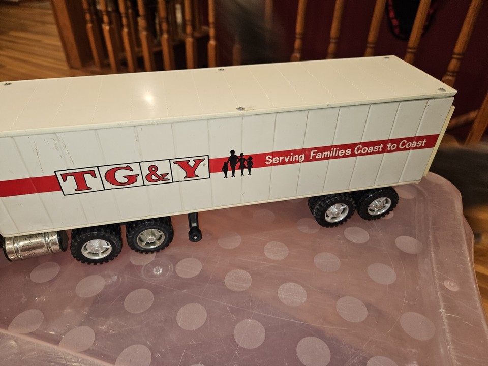 Vintage Taiyo TG&Y Semi Truck Pressed Steel & Plastic Japan | eBay