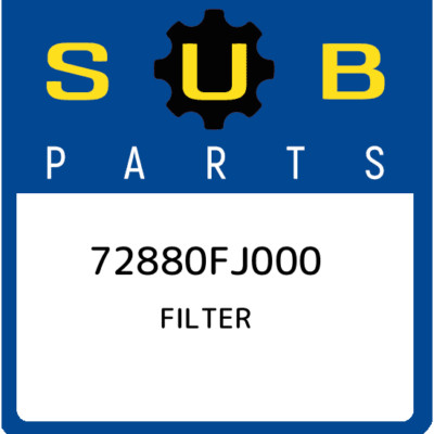 72880FJ000 Subaru Filter 72880FJ000, New Genuine OEM Part | eBay