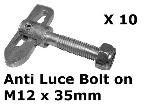 10 x Anti Luce Rattle Latch Bolt on 35mm Thread - Trailer Truck Ute ...
