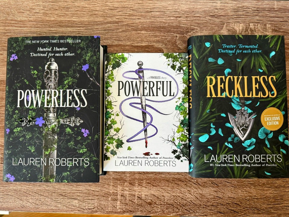 SIGNED Powerless, Powerful, & Reckless (B&N) by Lauren Roberts w ...