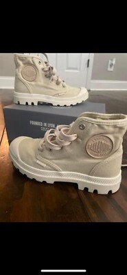Palladium Pampa Sahara Varsity Girls Size 4 New With Box | eBay