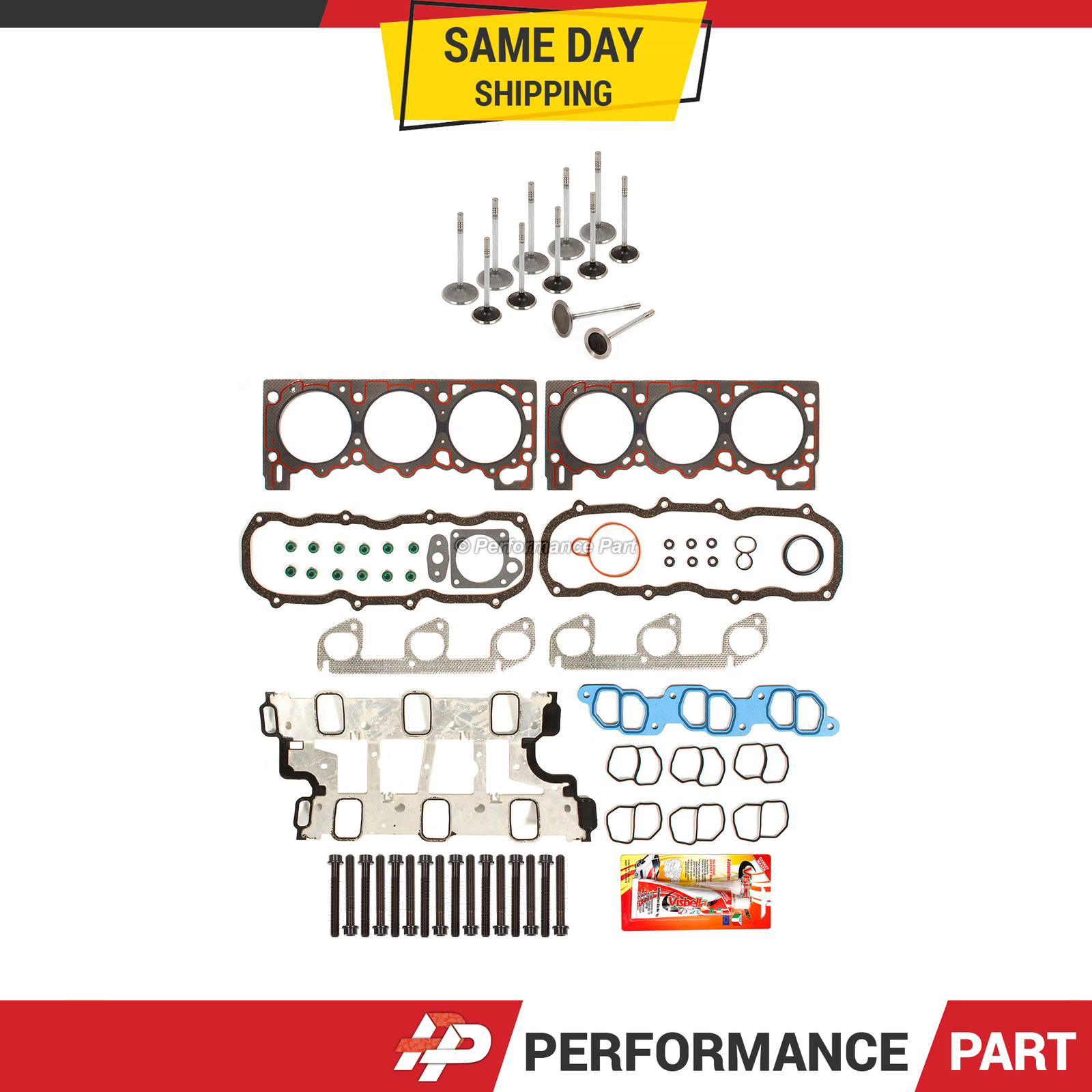 Head Gasket Set Intake Exhaust Valves Fit 97-00 Ford Explorer 4.0L | eBay