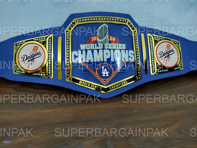 Los Angeles Dodgers Baseball 2024 Champions Championship Belt 2mm brass ...