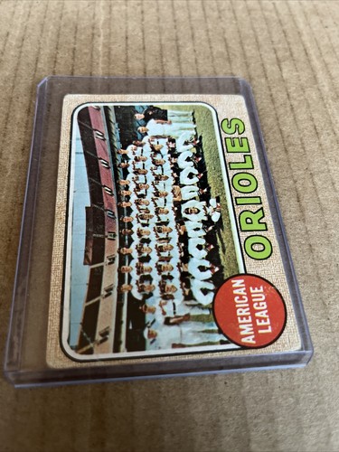 1968 Topps Baltimore Orioles Team #334 BROOKS FRANK ROBINSON Card (poor ...