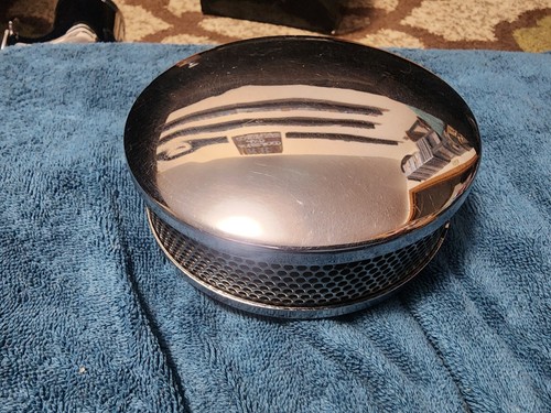 Chrome Round Mesh Air Cleaner Butterfly Carburetor Harley | eBay