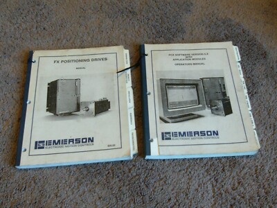 Emerson EMC FX Positioning Drive & PCX Software 6.X Operators Manual ...