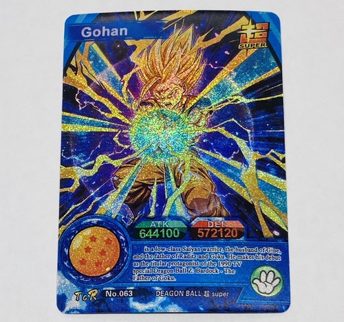 Gohan - Dragon Ball Super Trading Card TCR No.063 Holo Foil Prism Tc5 ...