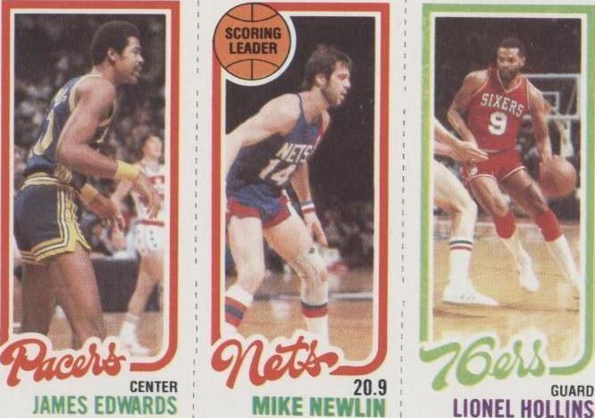 1980-81 Topps - Lionel Hollins/James Edwards/Mike Newlin #182-153-118 ...