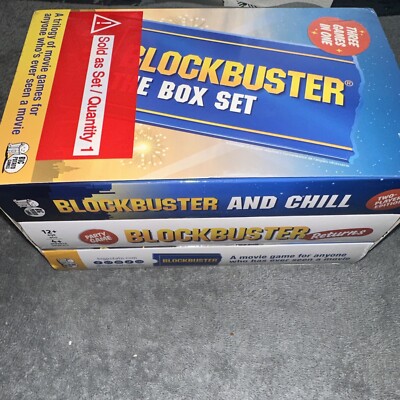 Blockbuster The Box Set 3 Games Blockbuster Returns Blockbuster and ...