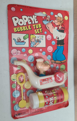 Vintage Popeye Bubble Tub Set by Ja-Ru. NEW | eBay