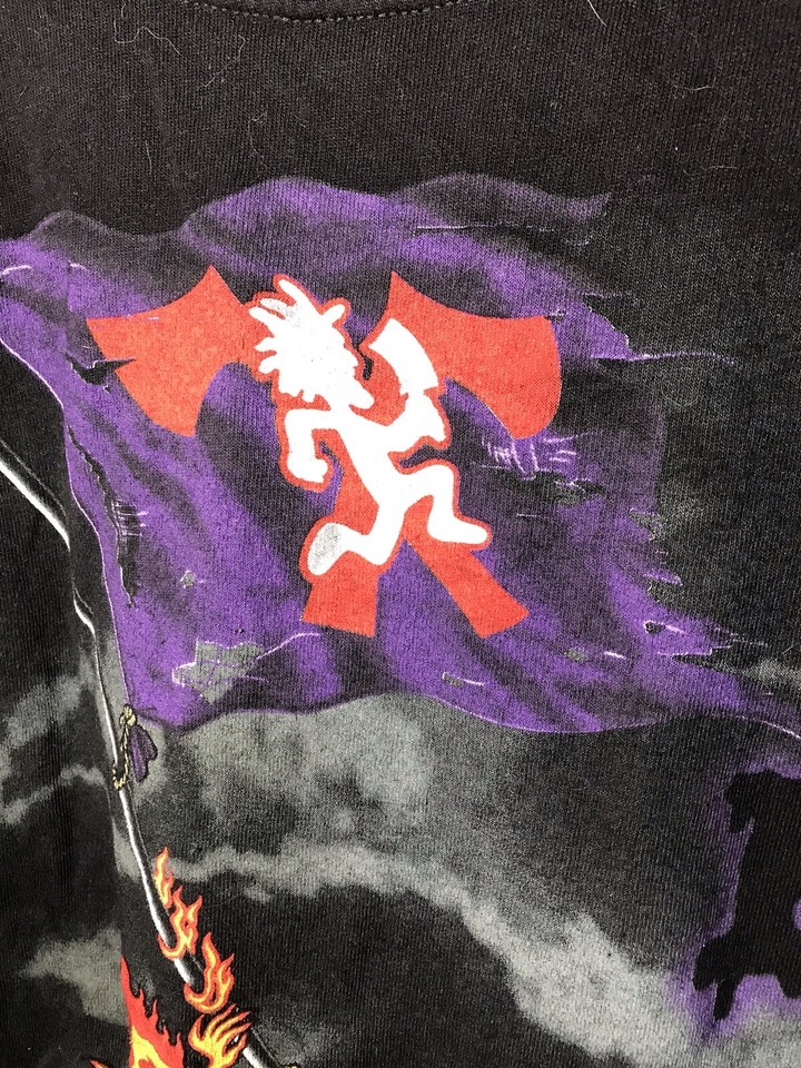 Vintage ICP Insane Clown Posse Black T-Shirt RARE Collectible 90’s Men ...