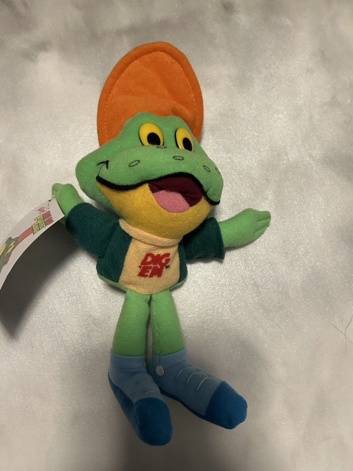 Vintage 1997 Kellogg's Dig 'Em Frog Breakfast Bean Bag Bunch Plush | eBay