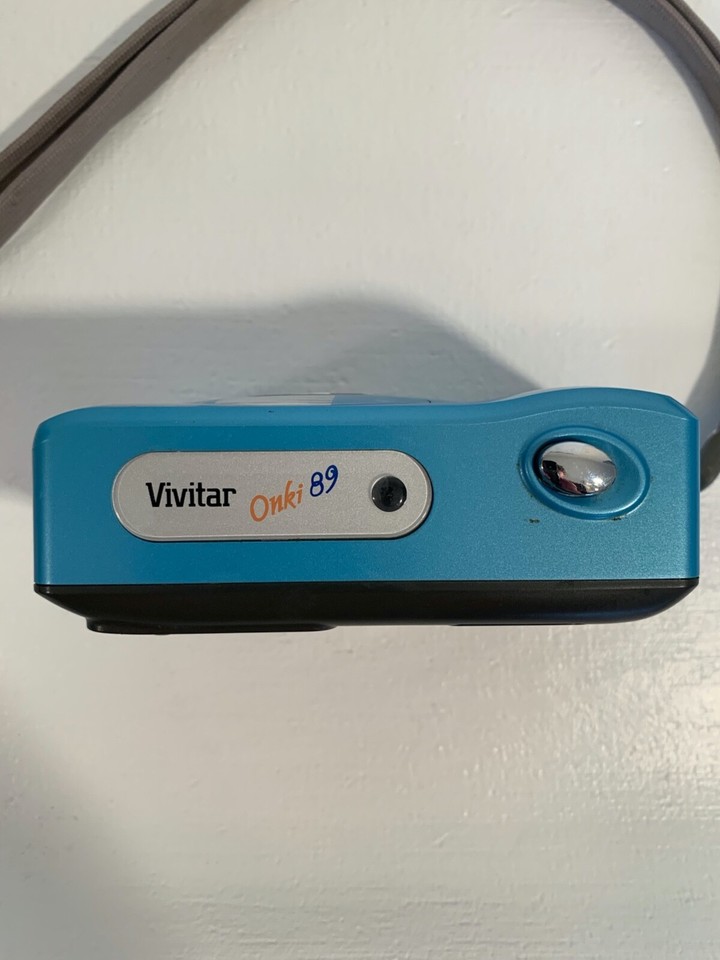 Avon Vivitar Lasting Impressions Onki 89 35mm Camera Blue Parts Only | eBay