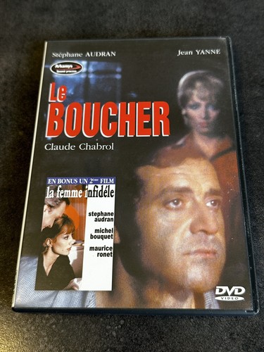 LE BOUCHER + LA FEMME INFIDELE DVD CLAUDE CHABROL JEAN YANNE STEPHANE ...