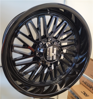 Havok H123 Chevy Ford 4 Wheels 20"X10-18 Offset 6 Lugs Off Road Gloss ...
