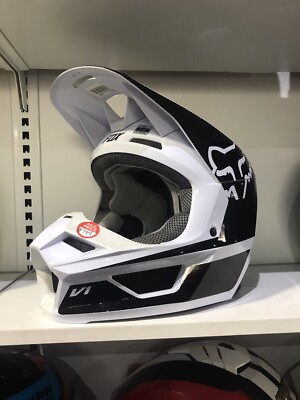 Fox V1 Helmet Przm White youth Small | eBay