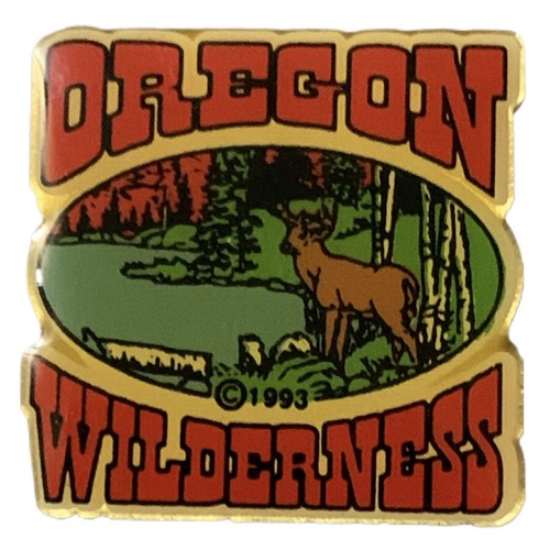 Vintage Oregon Wilderness Deer Scenic Travel Souvenir Pin | eBay