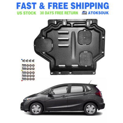Thick Engine Splash Shield For Honda Fit 2009-2020 Front Engine Guard ...