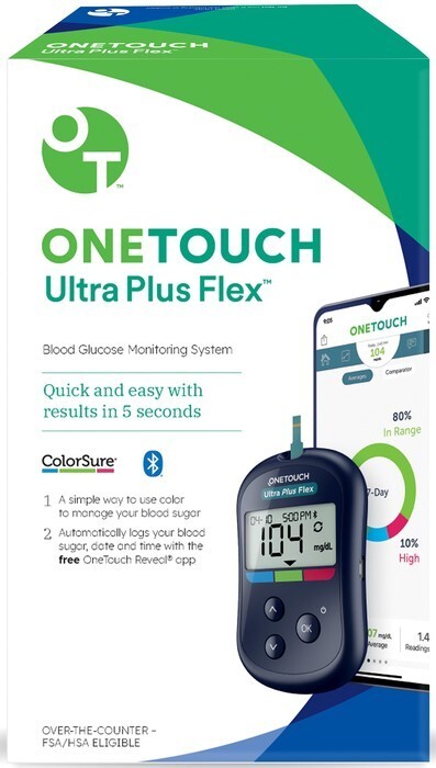 ONE TOUCH ULTRA PLUS FLEX BLOOD GLUCOSE METER | eBay