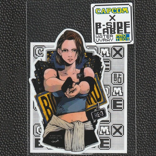 CAPCOM x B-Side Label Sticker BIOHAZARD RESIDENT EVIL Jill Valentine RE ...