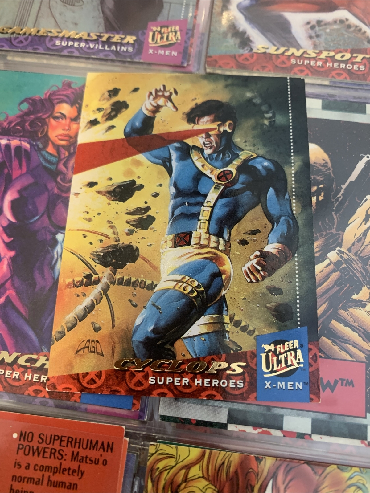 Marvel Collectible 1994 Fleer Ultra X Men Card Cyclops | eBay