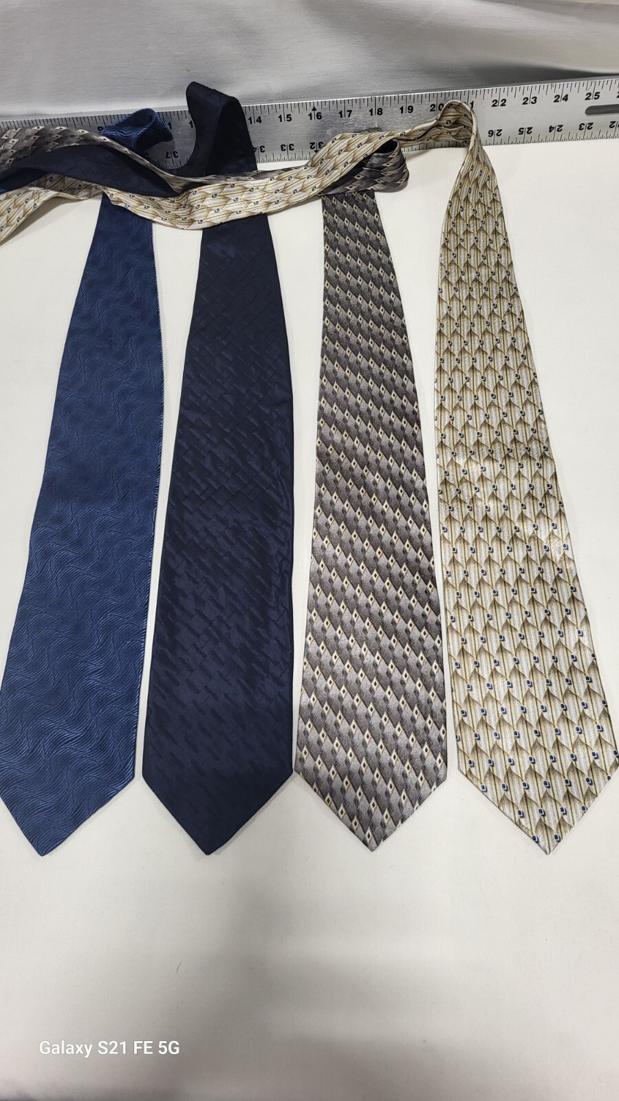 LOT of 4 Men's NECKTIES-ALL UNIQUE DESIGNS Pierre Cardin & Pincipe ...