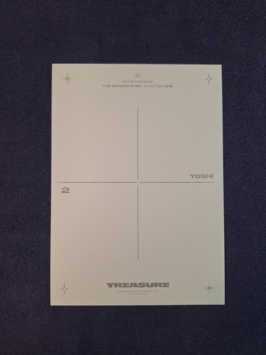 TREASURE 1st Mini Album THE SECOND STEP CHAPTER ONE Photobook Blue Ver ...