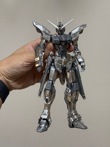 Bandai MG 1/100 Freedom Gundam Ver.2.0 Silver Coating Gundam Base ...