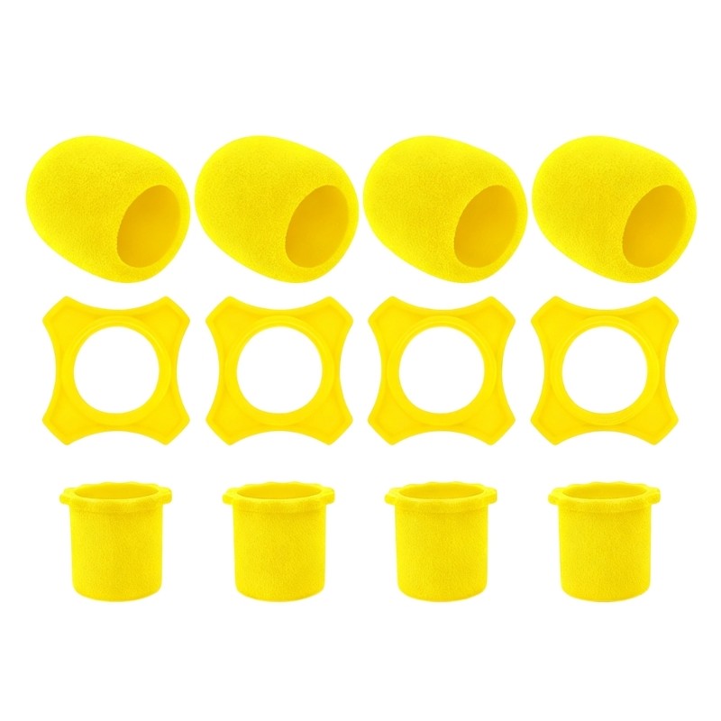 Soft Sponge Mic Cover Slip Resistant Design Rings Universal ...