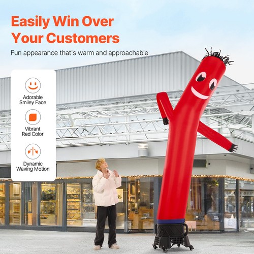 VEVOR 20 ft Wacky Waving Inflatable Tube Man with 1 HP Blower Fan | eBay
