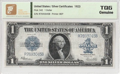 1923 United States 1 Dollar Pick#342 TQG Genuine | eBay