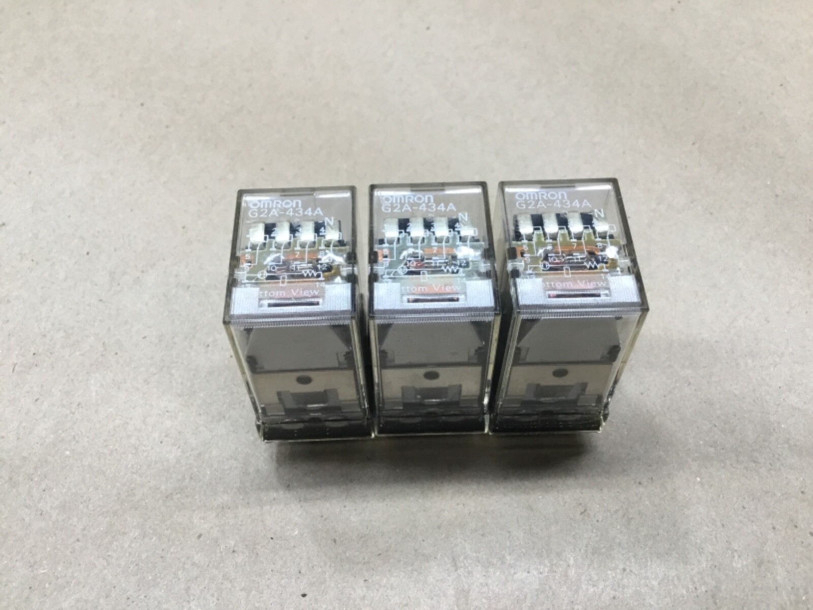 Lot Of 3 Omron G2A-434A-N Relay 200/220VAC 14 Pin #13D38 | eBay