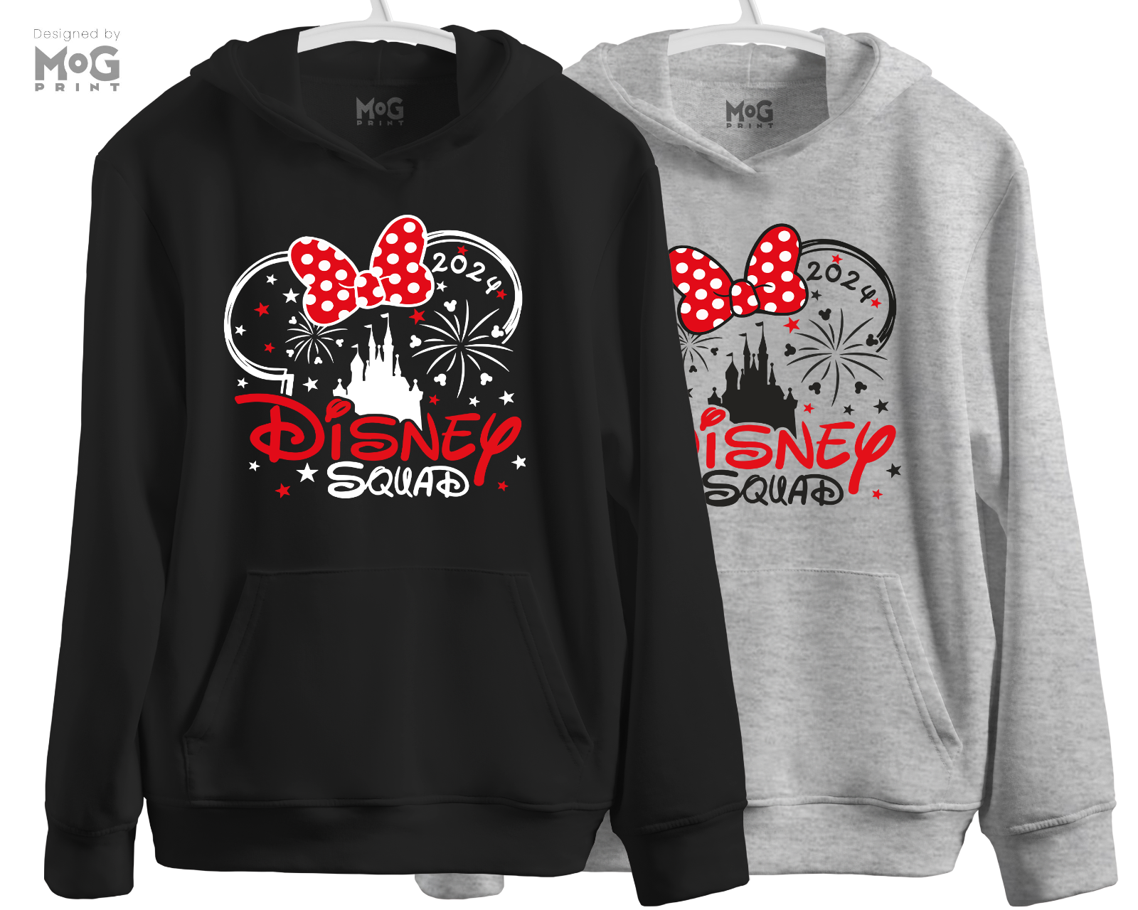 Mickey Minnie Squad 2024 Hoodie Family Vacation Matching Group ...