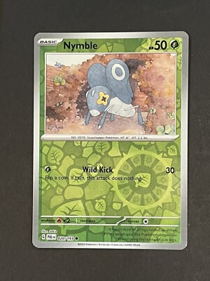 Nymble 020/193 - Paldea Evolved Scarlet Violet Pokemon R. Holo Card NM+ ...