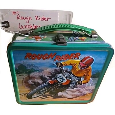 Vintage Rough Rider Metal Lunch Box. 1970's. Great Condition. No ...