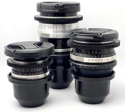 Carl Zeiss 35+80+120mm Lenses Arri PL Mount Arriflex Alexa Ursa F3 F55 ...