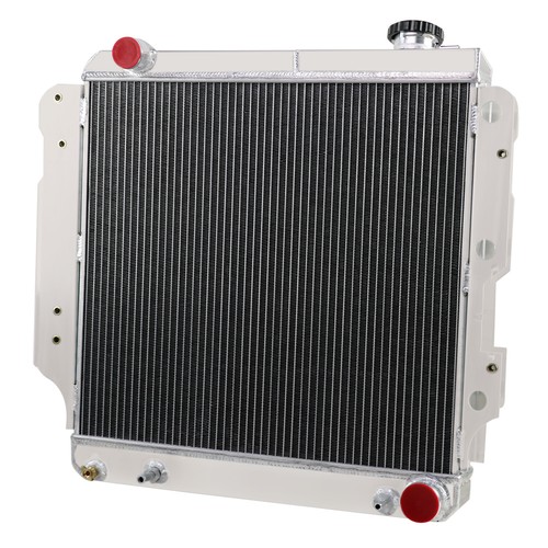 4 Rows Aluminum Radiator For 87-06 Jeep Wrangler TJ YJ Chevy Mopar V8 ...