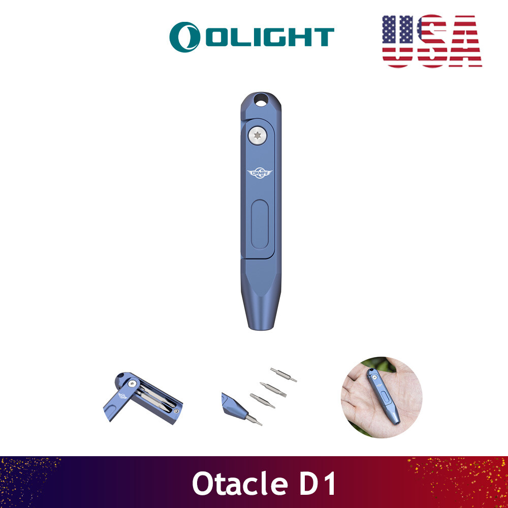 Olight OKNIFE Otacle D1 EDC Titanium Multi-Bit Driver,Magnetic Repair ...
