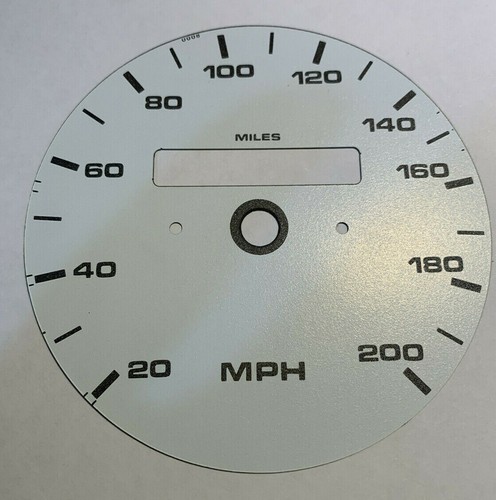 OEM Porsche 911 993 964 FVD RUF Exclusive Gauge Face - WHITE 200 MPH ...