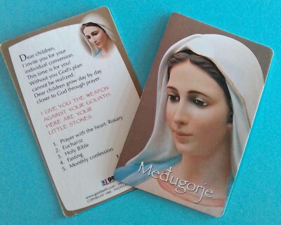 Holy Cards - Blessing Virgin Mary