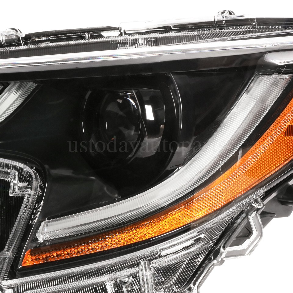 Headlights Pair For 2023 2024 Toyota Corolla L LE Base LED Headlamps ...
