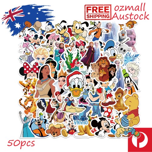 50pcs Disney Cartoon Characters Stickers Bomb P2 Vinyl Laptop ...